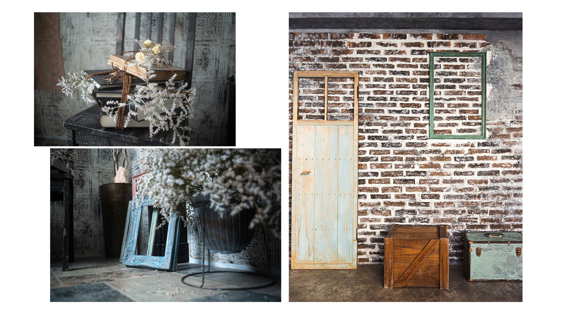 【ロビンスタジオ】 窓からの明るい自然光のあふれる空間 シャビーテイストを基調としたスタジオの写真10