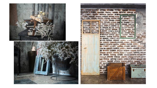 【ロビンスタジオ】 窓からの明るい自然光のあふれる空間 シャビーテイストを基調としたスタジオの写真10