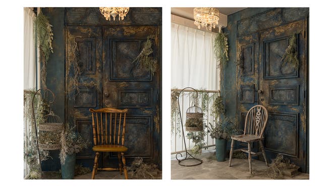 【エリックスタジオ】ダーク&クラシックの異世界空間!大きな窓も備えた廃墟風スタジオの写真4