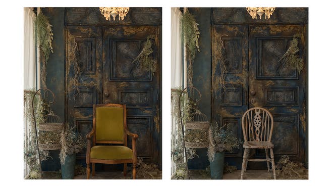 【エリックスタジオ】ダーク&クラシックの異世界空間!大きな窓も備えた廃墟風スタジオの写真13