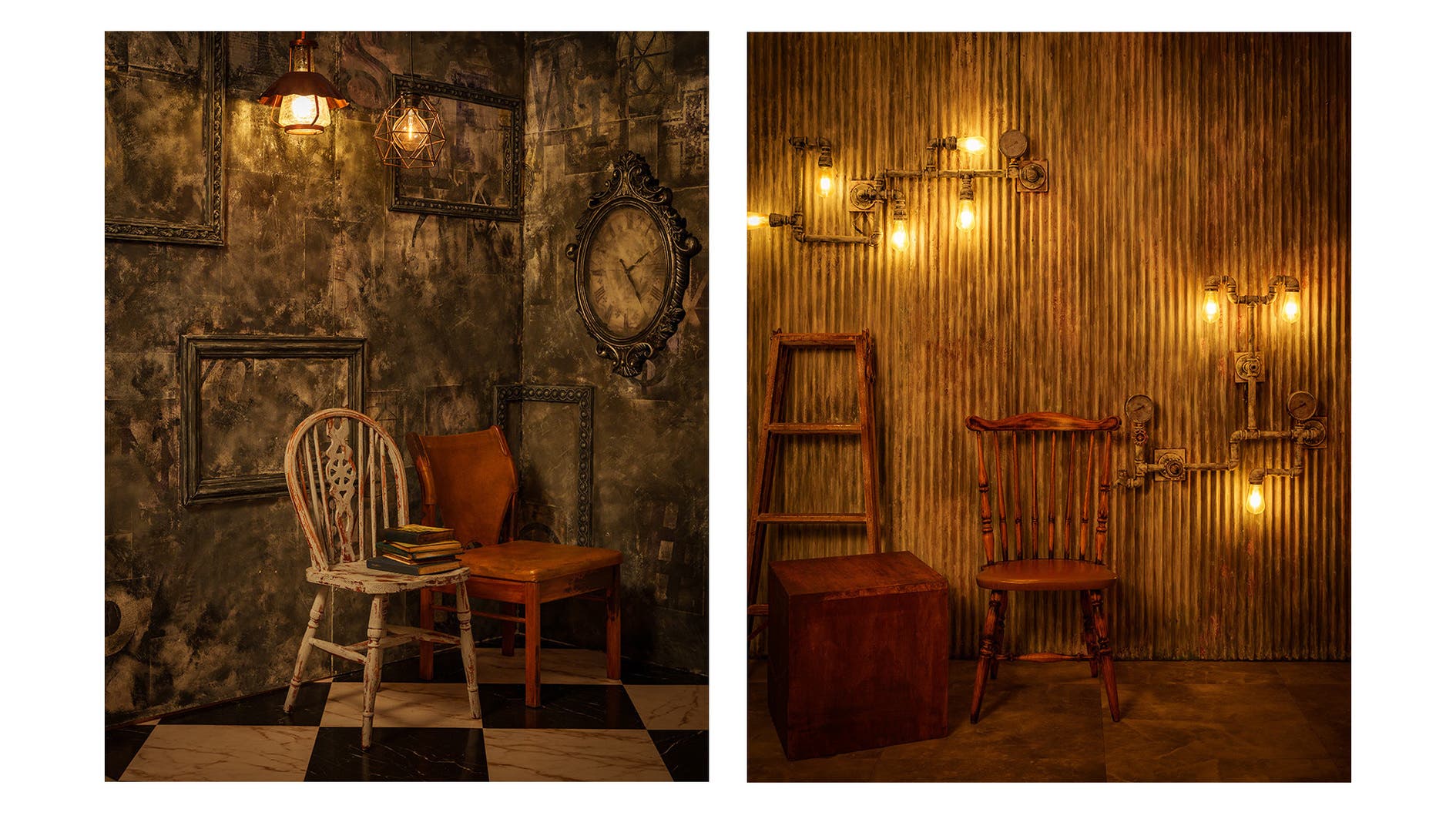 【エリックスタジオ】ダーク&クラシックの異世界空間！大きな窓も備えた廃墟風スタジオの写真7