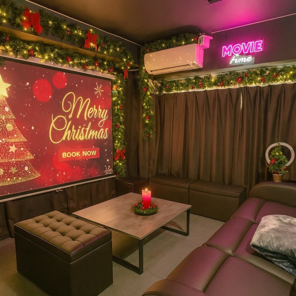 【シアタールーム天王寺】◇個室映画館◇駅近2分🚃高機能プロジェクター🎬プライベートシアター🍿ライブ映像・推し活・デートの写真1