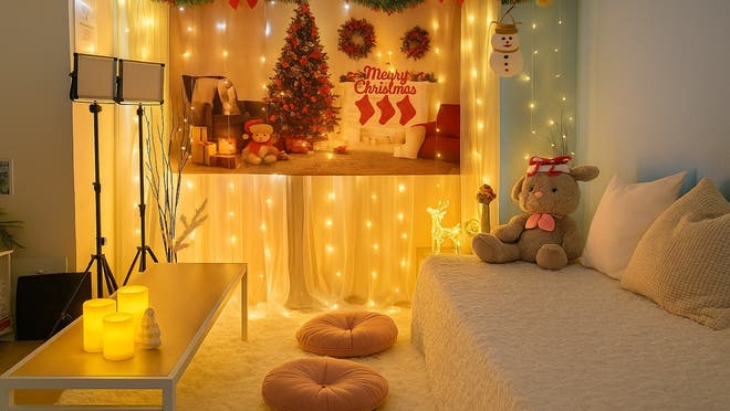 《ラビット高槻駅前》駅近90秒✨クリスマス装飾🎄女子会♡鑑賞会♡推し活♡おうちデートの写真1