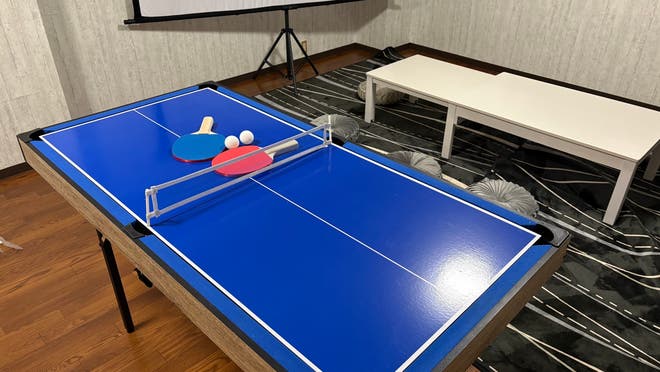 12月OPEN🎉🎊千葉駅・千葉中央駅🐾100インチ大型プロジェクタースクリーン📺ビリヤード🎱卓球🏓の写真3