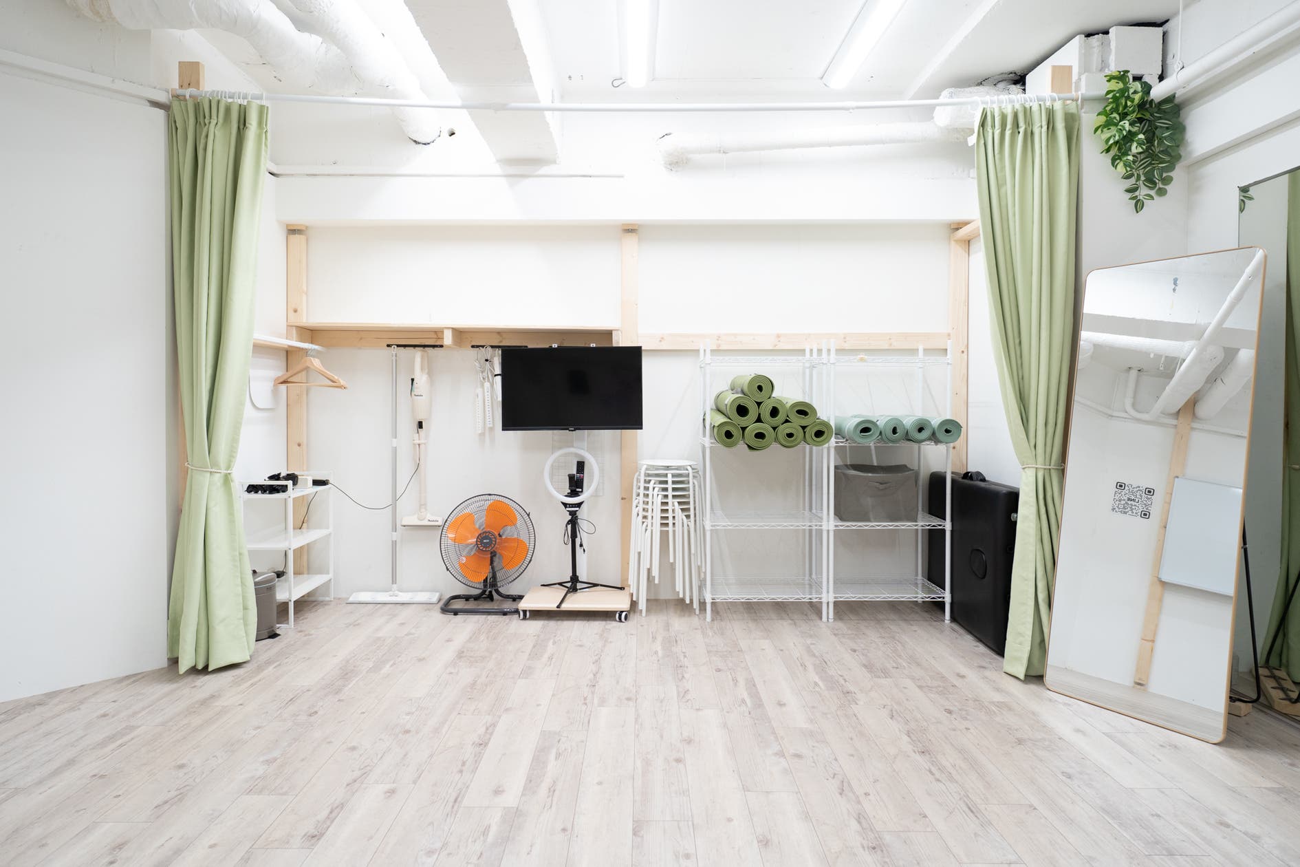 【ダンスOK❗️リニューアルオープン🎉】30㎡の広々空間|石川町駅3分✨大型鏡設置|全備品無料|単発も定期利用も大歓迎🌟の写真4