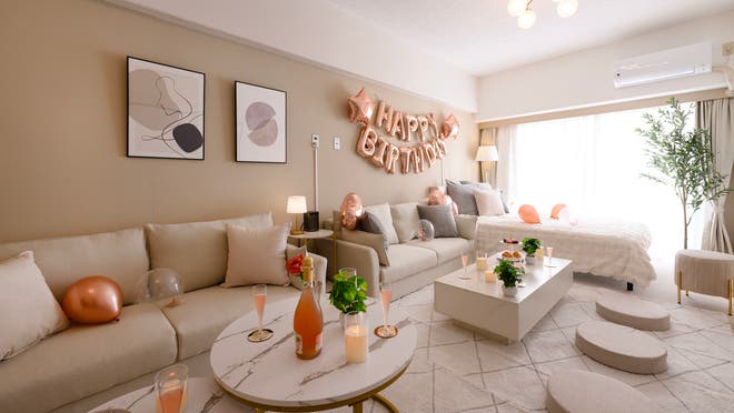 💓女子会/学生大人気✨大迫力100㌅鑑賞会/Switch🎥💫お子様連れ大歓迎👦ふわふわマットレス🤍飾付けバースデー🎂の写真6