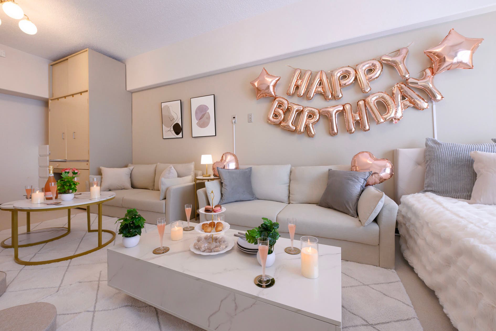 💓女子会/学生大人気✨大迫力100㌅鑑賞会／Switch🎥💫お子様連れ大歓迎👦ふわふわマットレス🤍飾付けバースデー🎂の写真5