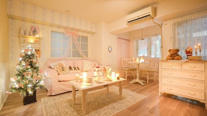 【渋谷徒歩3分🚶♂️】自然光✨ベビー用品完備👶ママ会,女子会,推し活,デート【韓国ハウススタジオ風🎀】の写真1