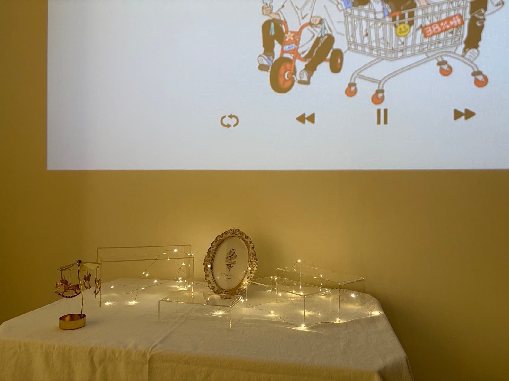 渋谷ハンズ前｜🦌特別なクリスマスに🛷推し会・ママ会・誕生日・パーティー🎂🎉100 ㌅プロジェクター&おしゃべり会の写真17