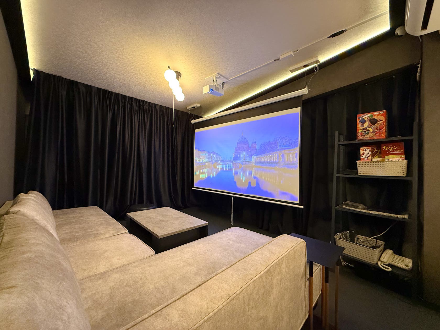 12月リニューアルOPEN💡100㌅大型スクリーン🎥｜渋谷駅４分🚶｜24h｜当日予約OK｜DVDプレーヤーあり_398の写真8