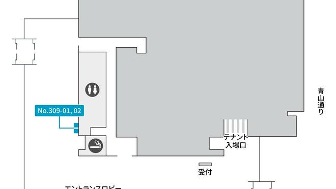 【テレキューブ】赤坂センタービルの個室型ワークブース(309-02)です。視線と音を遮る、プライベートな集中環境。の写真3