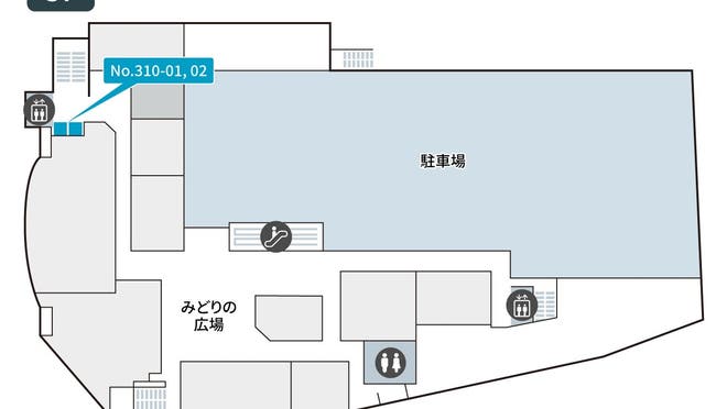 【テレキューブ】近鉄百貨店草津店の個室型ワークブース(310-02)です。視線と音を遮る、プライベートな集中環境。の写真3