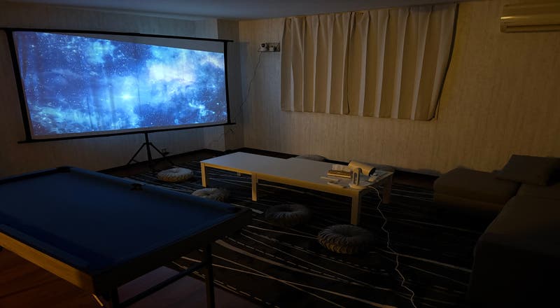 12月OPEN🎉🎊千葉駅・千葉中央駅🐾１００インチ大型プロジェクタースクリーン📺ビリヤード🎱卓球🏓