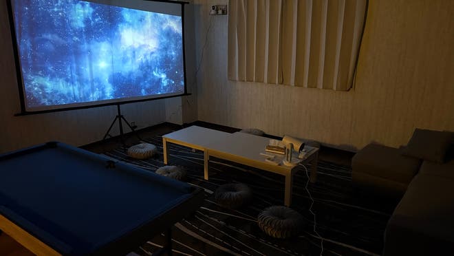 12月OPEN🎉🎊千葉駅・千葉中央駅🐾100インチ大型プロジェクタースクリーン📺ビリヤード🎱卓球🏓の写真1