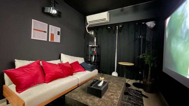 スペモ🎬駅徒歩4分🚶♀️プロジェクター🎦スクリーン🎞️映画鑑賞🍿ゲーム🎮️デート💖818_CINEMA大阪十三の写真2