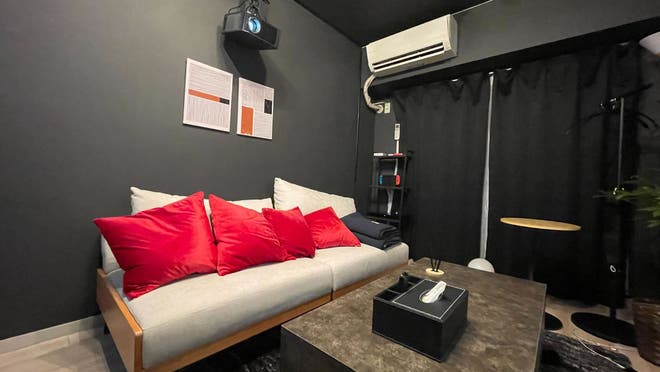 スペモ🎬駅徒歩4分🚶♀️プロジェクター🎦スクリーン🎞️映画鑑賞🍿ゲーム🎮️デート💖818_CINEMA大阪十三の写真3