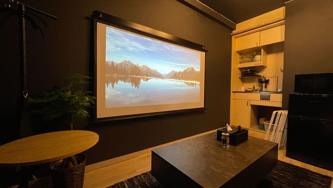 スペモ🎬駅徒歩4分🚶♀️プロジェクター🎦スクリーン🎞️映画鑑賞🍿ゲーム🎮️デート💖818_CINEMA大阪十三の写真4