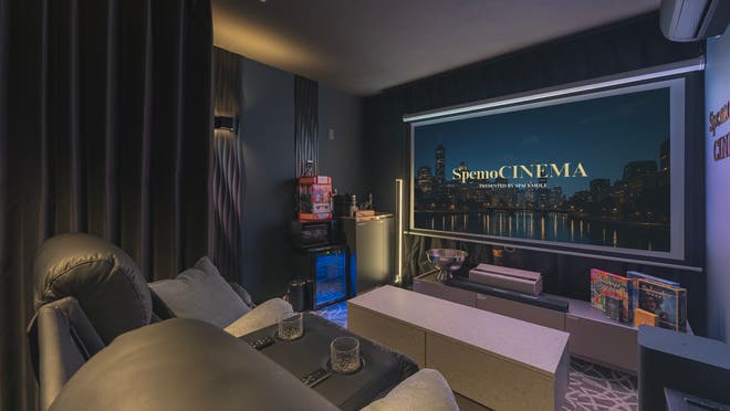 スペモシネマ🎬️東新宿駅4分🍷ゴミ無料👌🏻プロジェクター🎥映画デート💞ゲーム🎮706_SpemoCINEMA東新宿の写真9