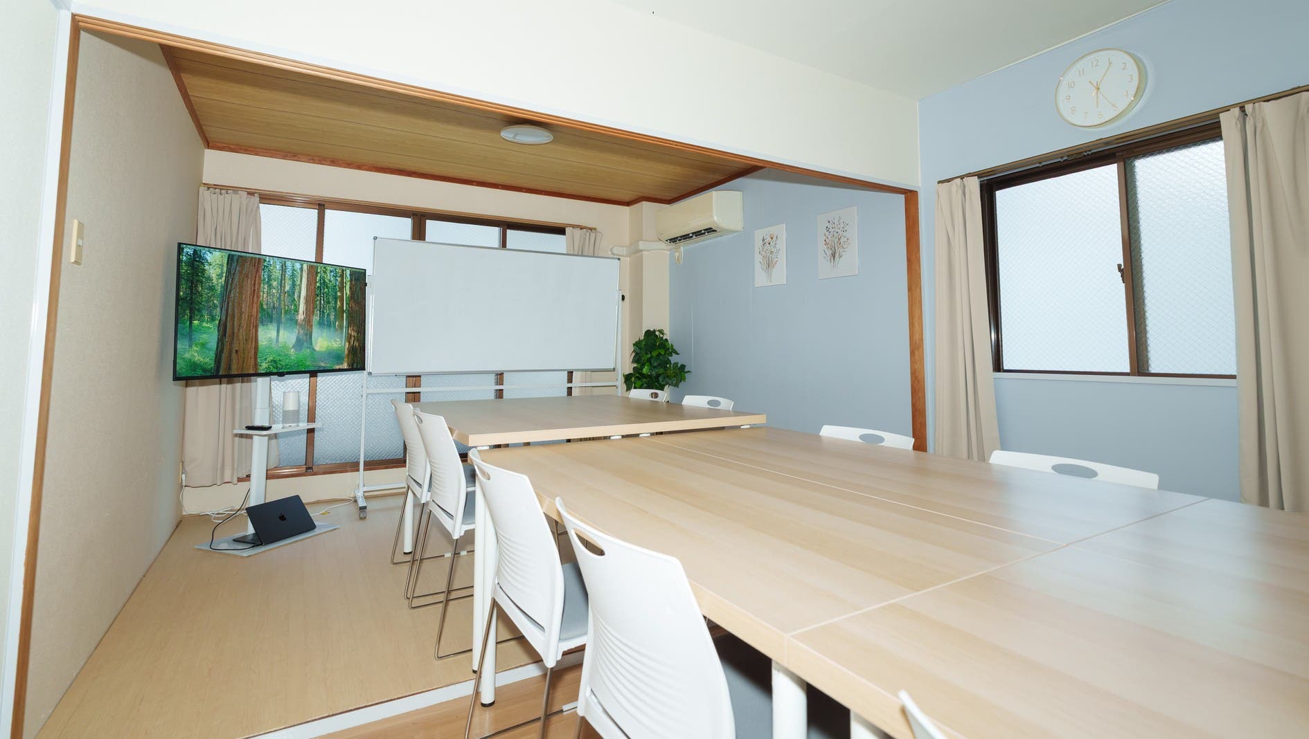 【三ノ宮駅徒歩3分！37m²の広々スペース】✨オープン特価で地域最安値！✨テレワーク、会議、商談、セミナーに最適！📅当日予約◎の写真1