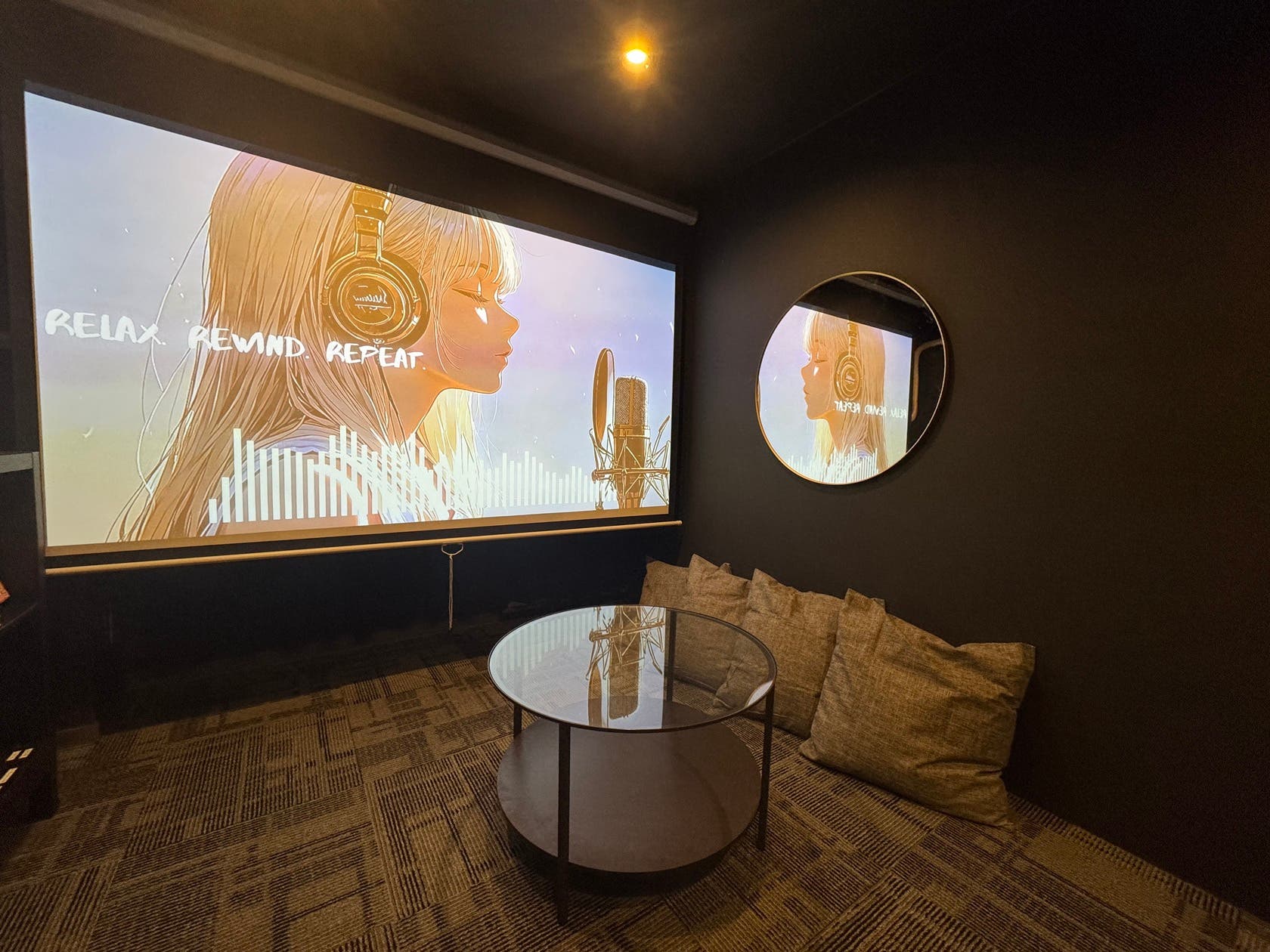 スペモ🎥仙台駅徒歩8分🚶‍♀️まったりデート💝プライベートな映画鑑賞🎬️プロジェクター🎞️791_CINEMA仙台の写真3