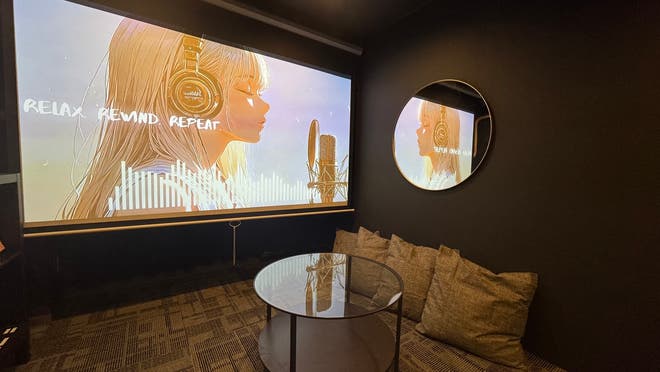 スペモ🎥仙台駅徒歩8分🚶♀️まったりデート💝プライベートな映画鑑賞🎬️プロジェクター🎞️791_CINEMA仙台の写真3