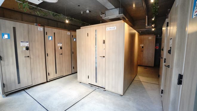 <ミニマルワークスペース南森町 ミーティング>6名収容個室🚪Wi-Fi📶モニター🖥️会議/商談/面接/Web面談/作業の写真1