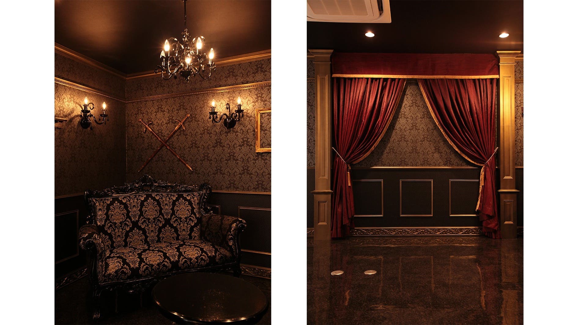 【ゴシック&ロリータスタジオ】ゴシックでダークな色味　コスプレ撮影にピッタリ！　ダンス可能！　 TVや雑誌の撮影実績多数！の写真7