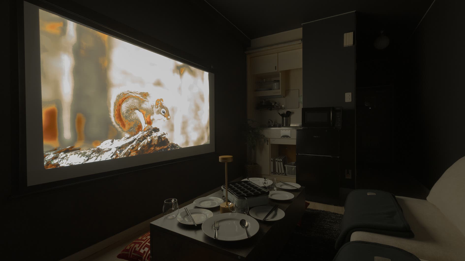 スペモ🎬駅徒歩4分🚶‍♀️プロジェクター🎦スクリーン🎞️映画鑑賞🍿ゲーム🎮️デート💖818_CINEMA大阪十三の写真9