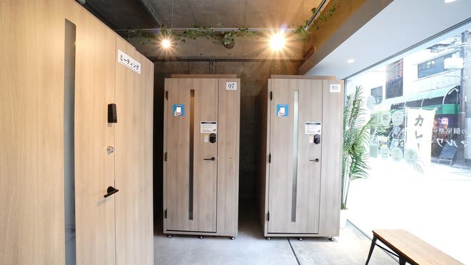 <ミニマルワークスペース南森町No.10>南森町駅徒歩5分!光回線Wi-Fi📶モニター🖥テレワーク/Web会議/面接の写真7