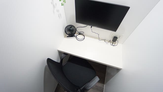 <PaO Work NMF駿河台ビルNo.1>御茶ノ水駅徒歩4分🚃1人用個室🚪Wi-Fi📶モニター🖥️電源🔌の写真3