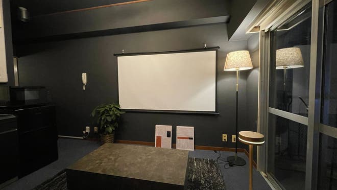 スペモ🎬駅徒歩0分🚶♀️プロジェクター🎦スクリーン🎞️映画鑑賞🍿ゲーム🎮️デート💖816_CINEMA福岡天神の写真1