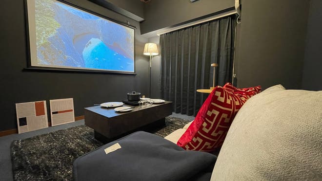 スペモ🎬駅徒歩0分🚶♀️プロジェクター🎦スクリーン🎞️映画鑑賞🍿ゲーム🎮️デート💖816_CINEMA福岡天神の写真2