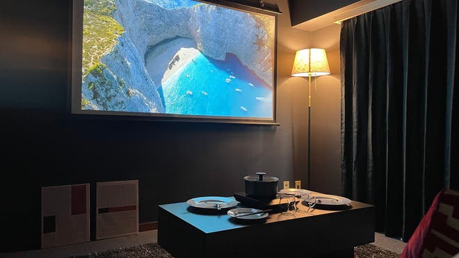 スペモ🎬駅徒歩0分🚶♀️プロジェクター🎦スクリーン🎞️映画鑑賞🍿ゲーム🎮️デート💖816_CINEMA福岡天神の写真1