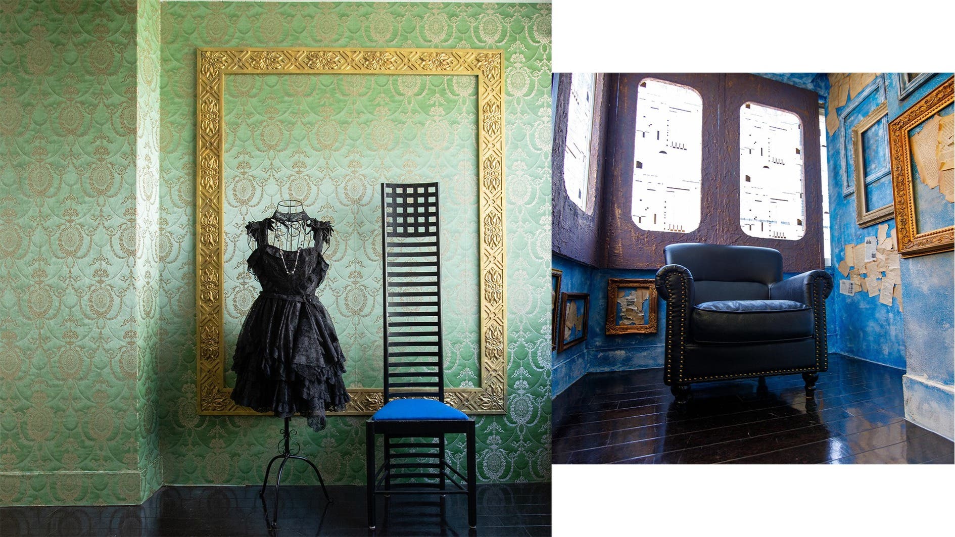 【フォーススタジオ】印象深い大型アーチ ゴシック調アンティーク壁面装飾で人気！TVや雑誌の撮影実績多数！の写真18