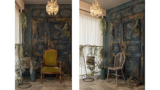 【エリックスタジオ】ダーク&クラシックの異世界空間!大きな窓も備えた廃墟風スタジオの写真3