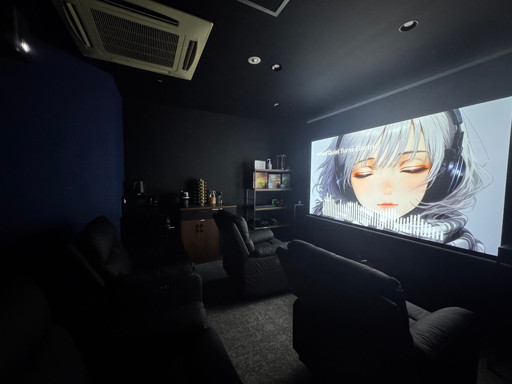 スペモシネマ🎬駅徒歩4分🚶‍♀️ゴミ無料🆓プロジェクター🎥デート💓映画鑑賞🎬774_SpemoCINEMA西船橋の写真8