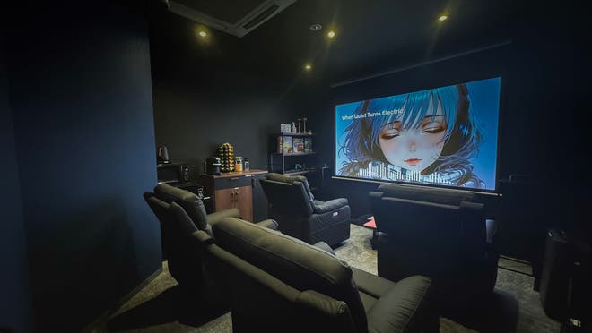 スペモシネマ🎬駅徒歩4分🚶♀️ゴミ無料🆓プロジェクター🎥デート💓映画鑑賞🎬774_SpemoCINEMA西船橋の写真1