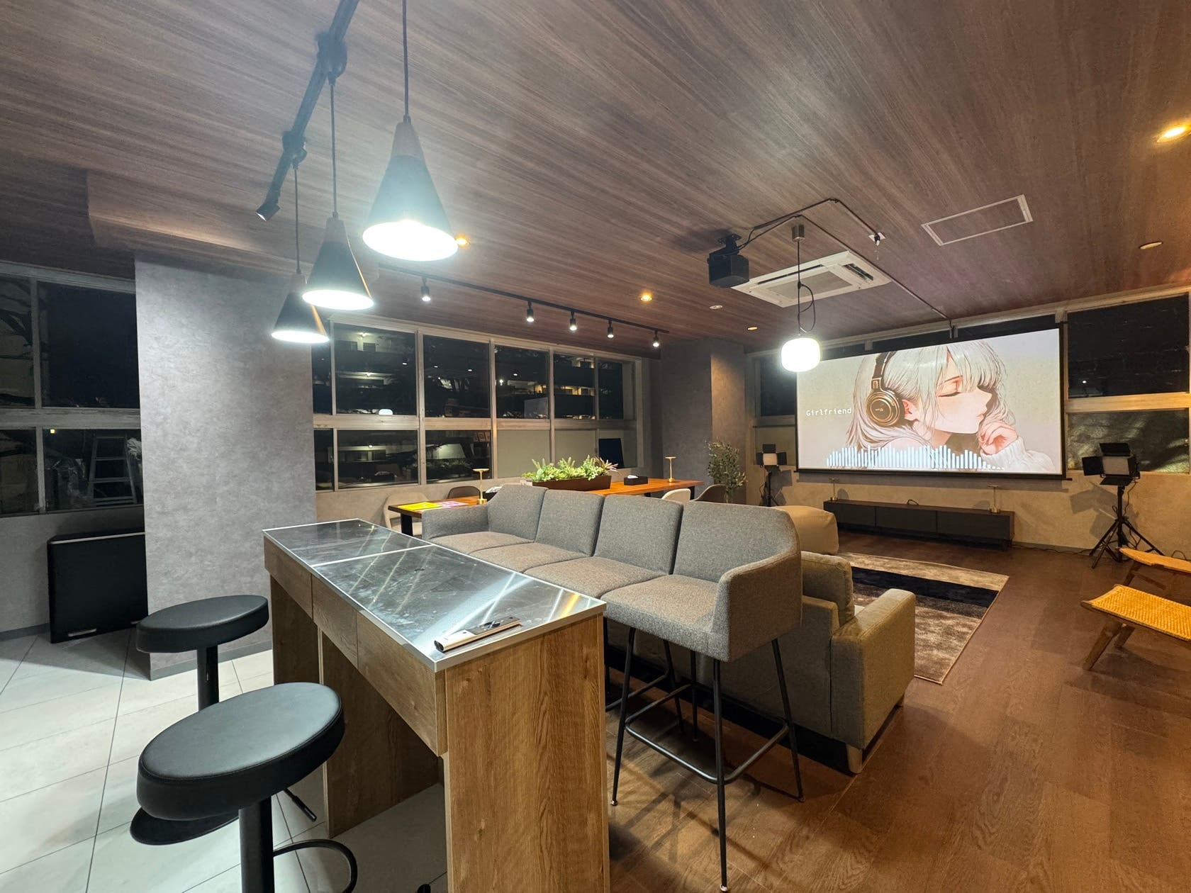 スペモ🏠駅徒歩4分✨キッチン🍳プロジェクター🎥パーティー🍷撮影🎥ママ会👶🏻777_SpemoLIVING西船橋の写真1