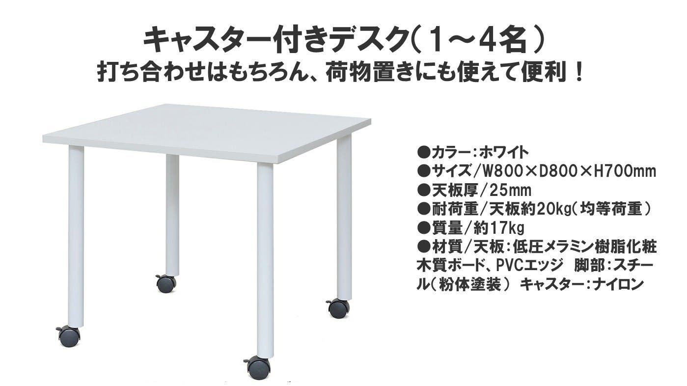 🆕キャスター付きデスクの画像1