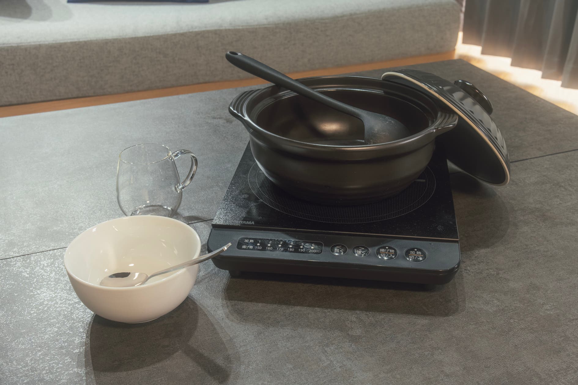 🍲卓上IHヒーターとお鍋セット	の画像1