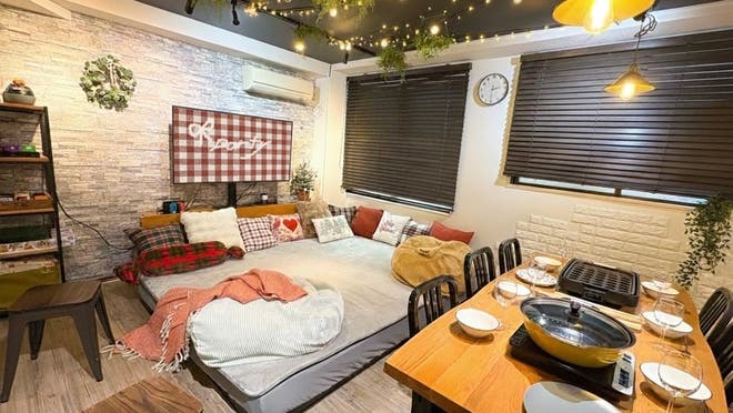 ゴロゴロ女子会✨新年会・成人式・パーティー・デート・ママ会🧸ごろんが出来る部屋|渋谷道玄坂の写真1