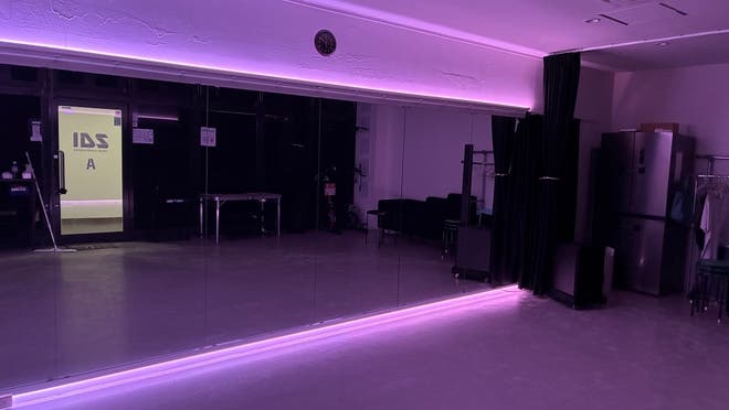 千葉駅から10分前後 鏡、音響、カーテンを設置しており、ダンスや余興、ヨガなど様々な用途でご使用いただけます。の写真6