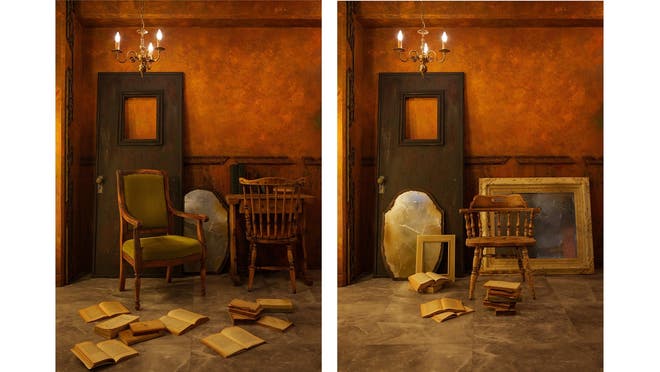 【エリックスタジオ】ダーク&クラシックの異世界空間!大きな窓も備えた廃墟風スタジオの写真15