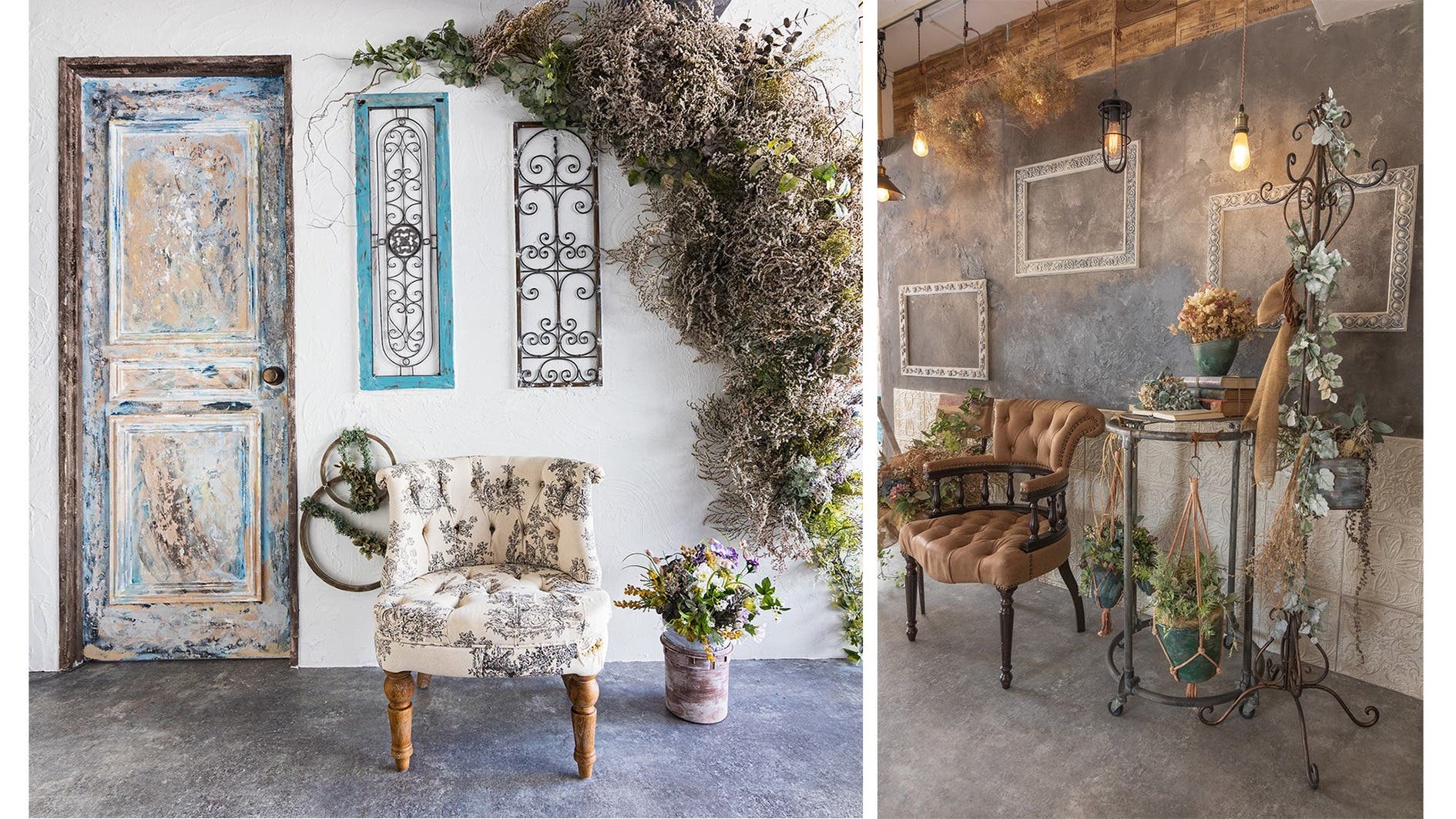 【ロビンスタジオ】 窓からの明るい自然光のあふれる空間 シャビーテイストを基調としたスタジオの写真4