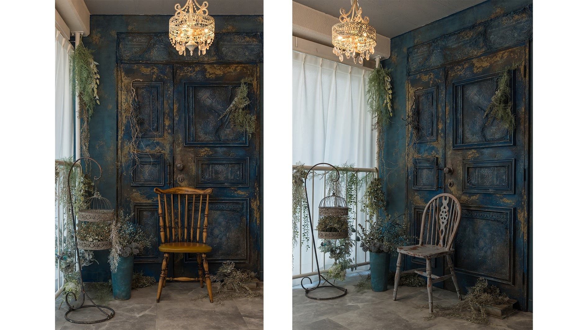 【エリックスタジオ】ダーク&クラシックの異世界空間！大きな窓も備えた廃墟風スタジオの写真3