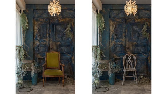 【エリックスタジオ】ダーク&クラシックの異世界空間!大きな窓も備えた廃墟風スタジオの写真8