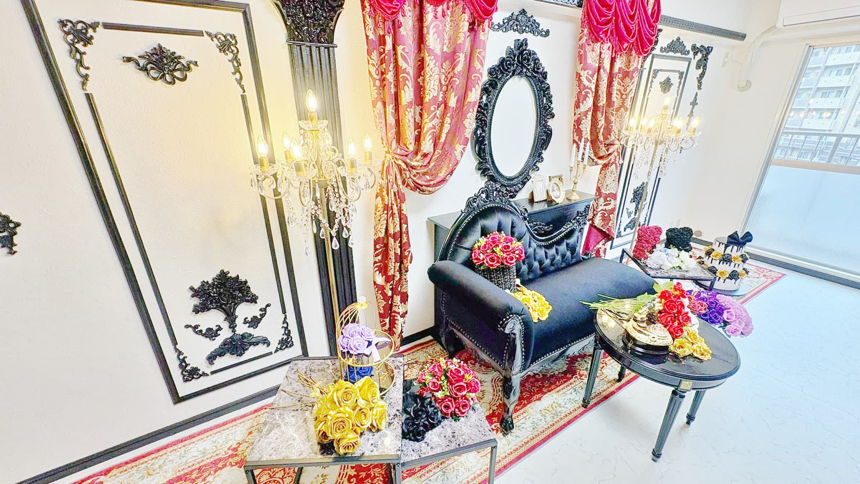 【2026年1月15日開店!！】博多／💜黒×ゴシック×姫系撮影スタジオ💜／推し活／生誕祭／コスプレ／モデル撮影／商用の写真18