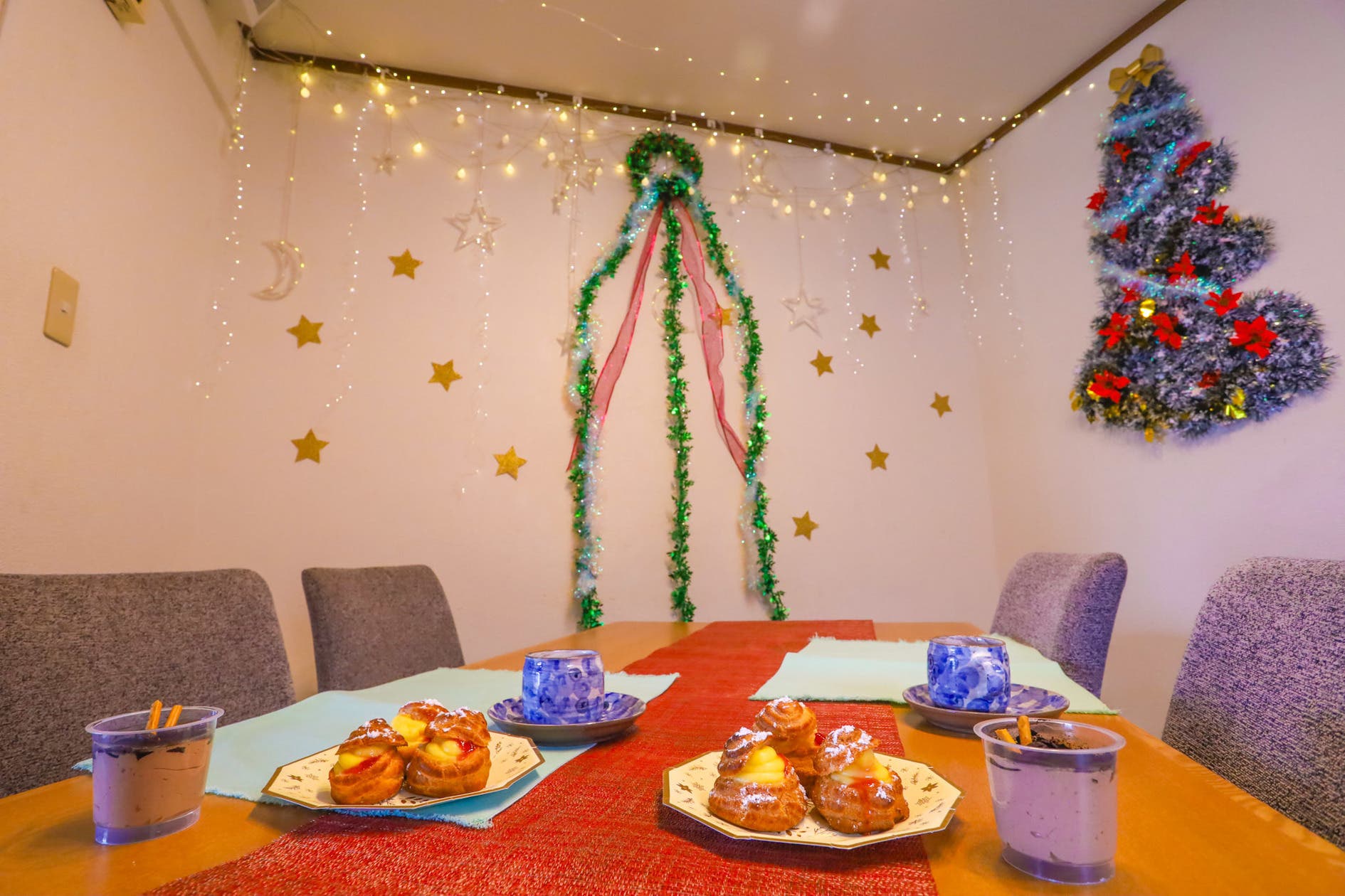 🌟【年始特別営業】【金山駅徒歩3分】ウィンター仕様のお部屋貸切✨声で点灯！誕生日・女子会・推し活・撮影に💖キッチン&夜景もの写真2