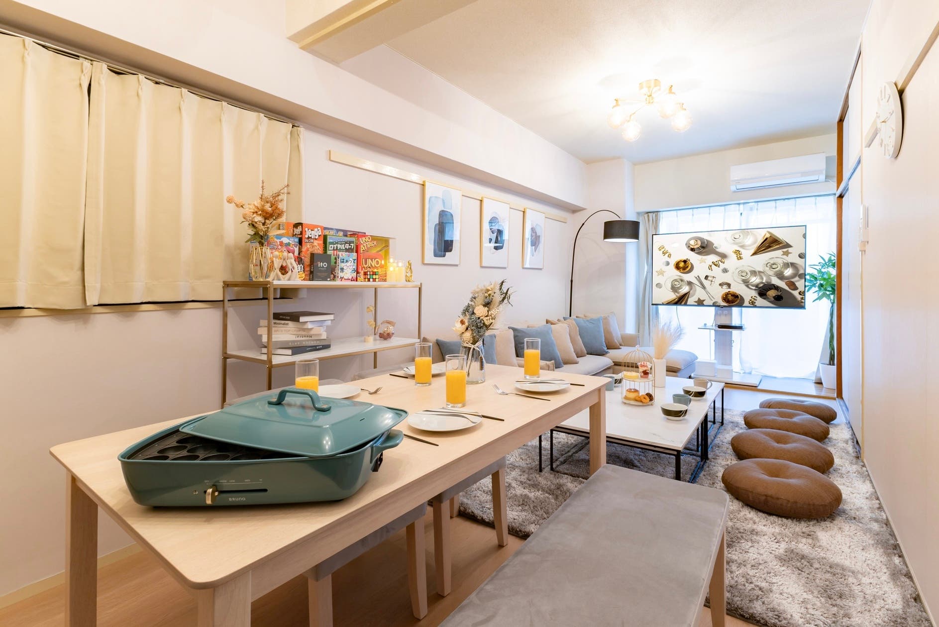 伏見3分🚶‍♀️14名OK❤️クリスマス🎄年末年始🎍地上波65型TV📺忘年会🍻新年会🎊Switch2🎮ボドゲ🎲の写真1