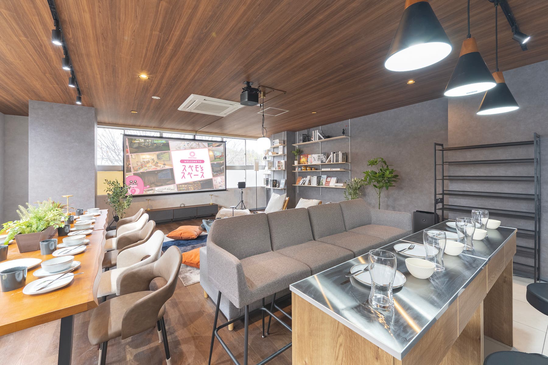 スペモ🏠駅徒歩4分✨キッチン🍳プロジェクター🎥パーティー🍷撮影🎥ママ会👶🏻777_SpemoLIVING西船橋の写真1